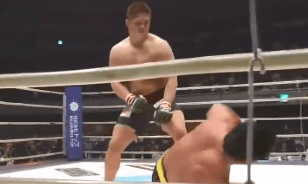 Watch: Sumo wrestler scores sensational six-second knockout in RIZIN ...