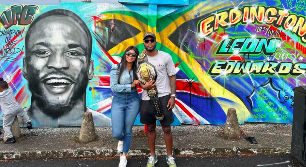 Watch: Leon Edwards receives hero’s welcome on return to UK