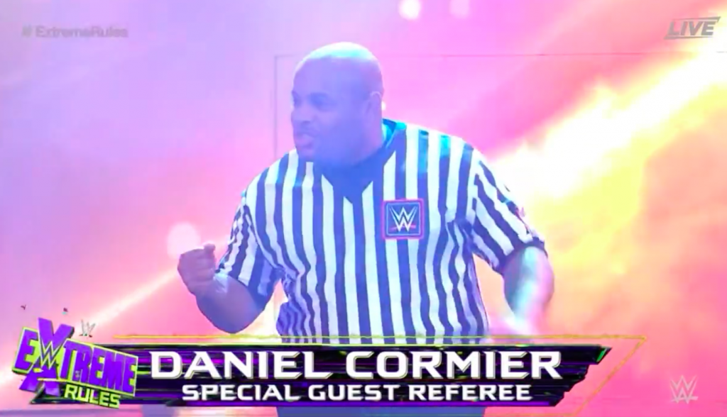 Watch: Daniel Cormier makes WWE appearance as guest referee
