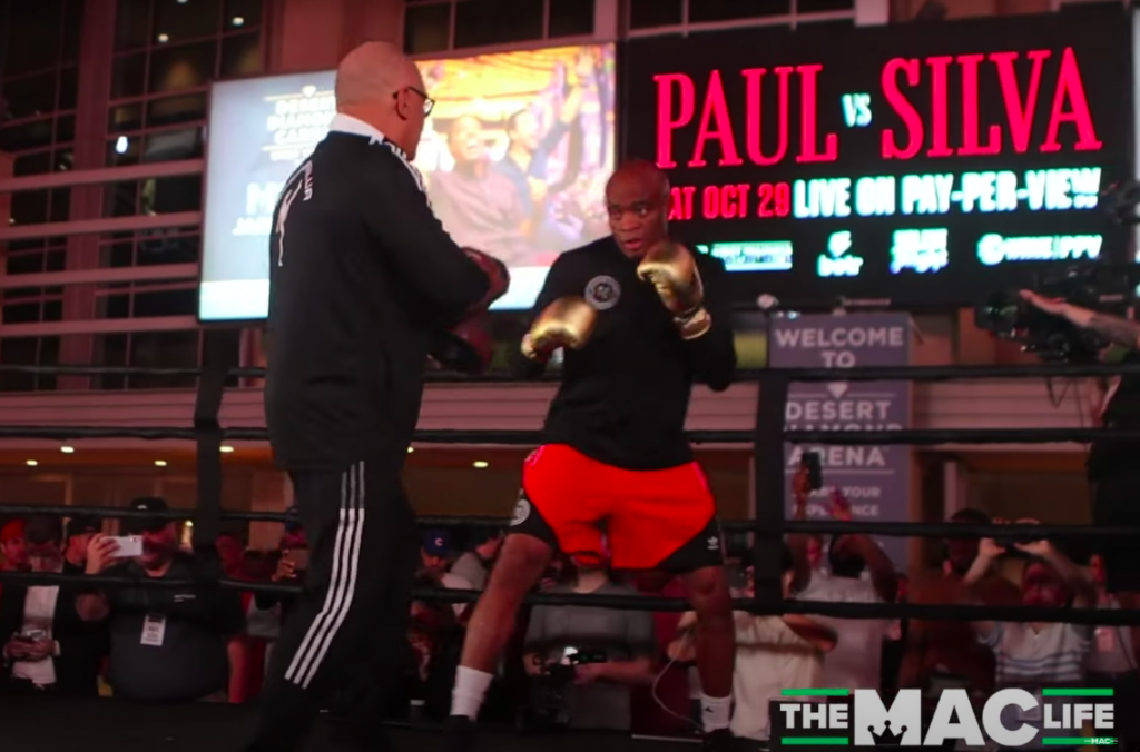 Watch: Anderson Silva shows off boxing skills ahead of Jake Paul showdown