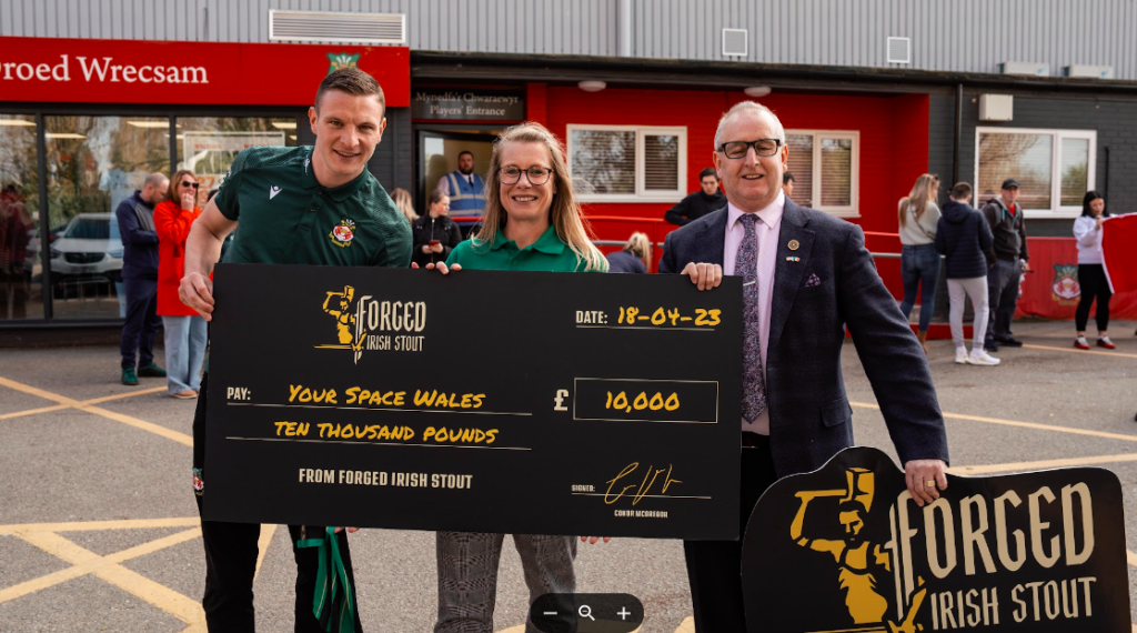 Watch: Fans enjoy Forged Irish Stout as Wrexham inch closer to promotion